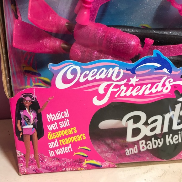Barbie | Toys | Vintage Barbie And Baby Keiko Orca Whale Collectible ...